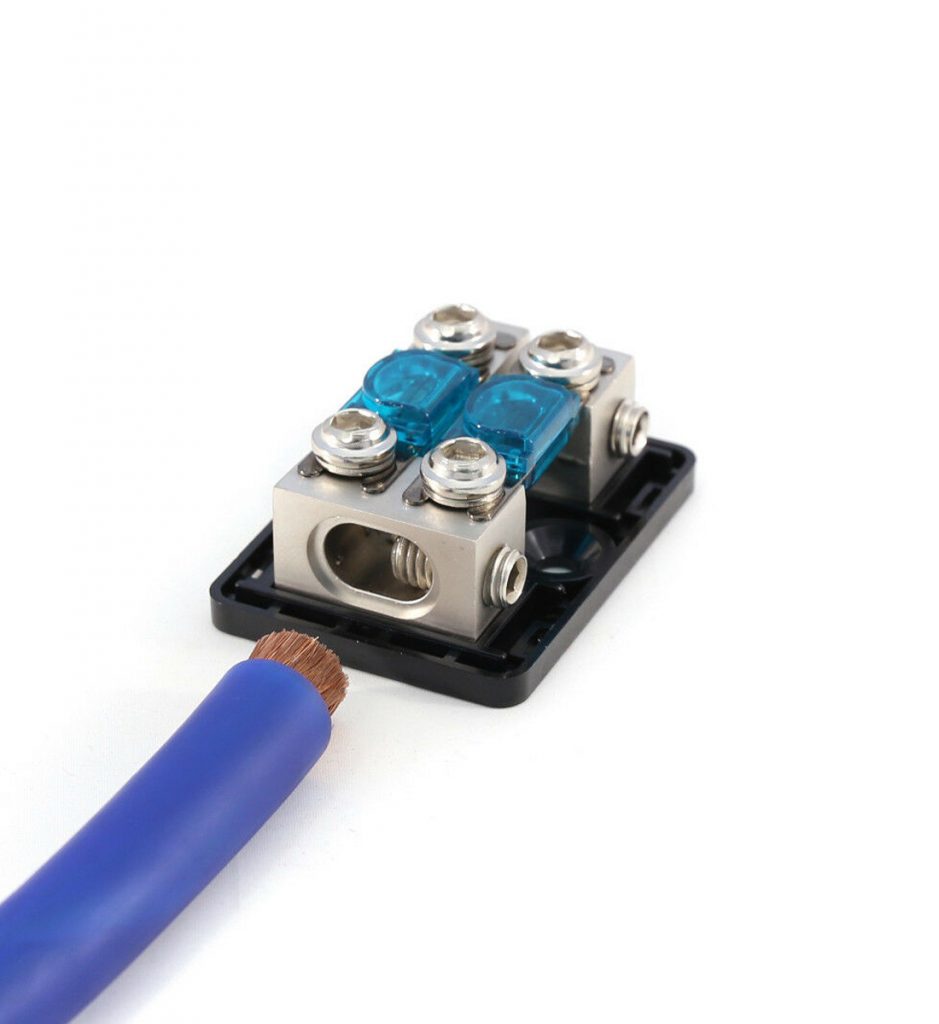 Knukonceptz – 2 Way 0 to 4/8 Gauge Fuse Distribution Block – BladeICE