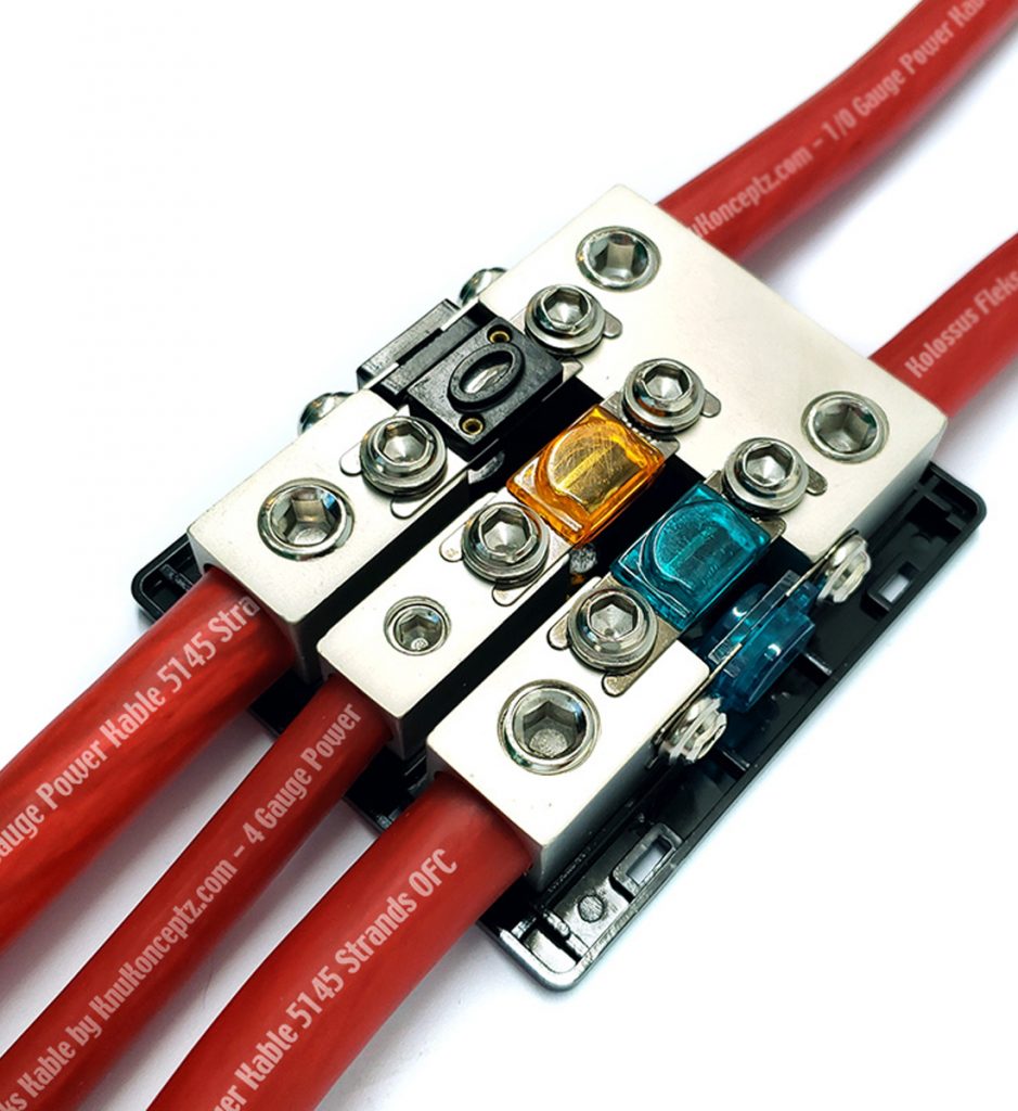 Knukonceptz Bassik 3 Way 0 to 0 – 4 Gauge High Current Fuse ...