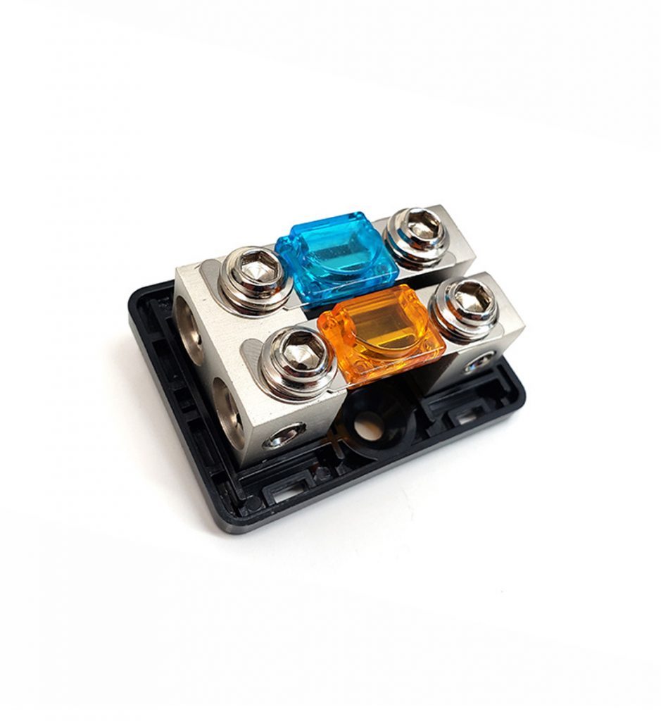 Knukonceptz Bassik 2 Way 4 Gauge Fuse Distribution Block – BladeICE