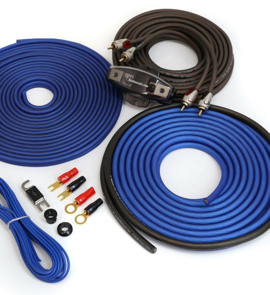 Knukonceptz Kolossus Complete 8 Gauge OFC Amplifier Installation Kit ...